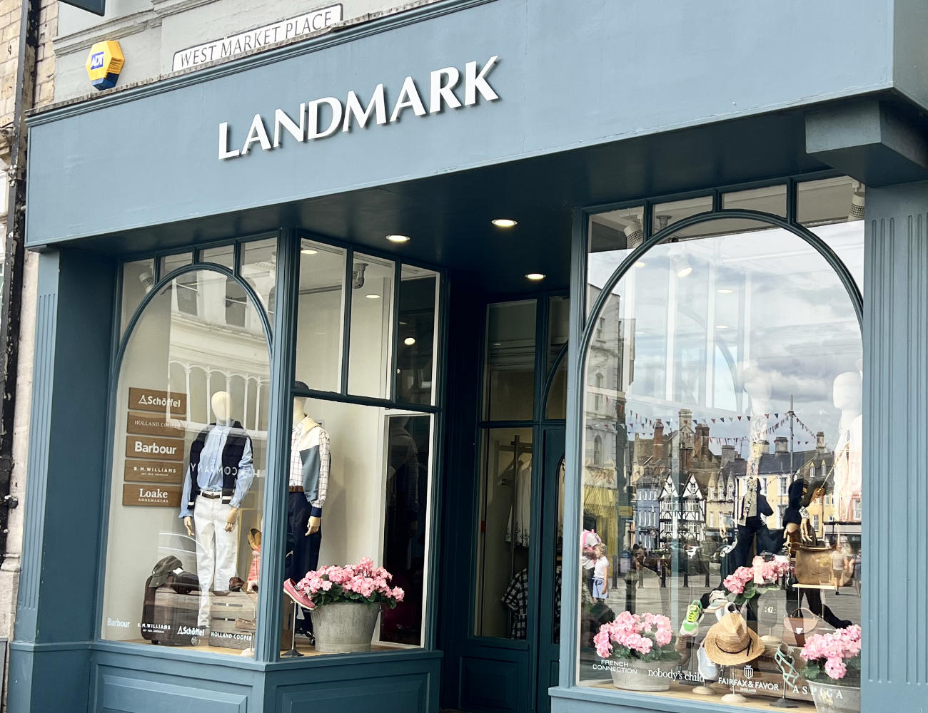 Landmark (Clothing) on the Cirencester Website